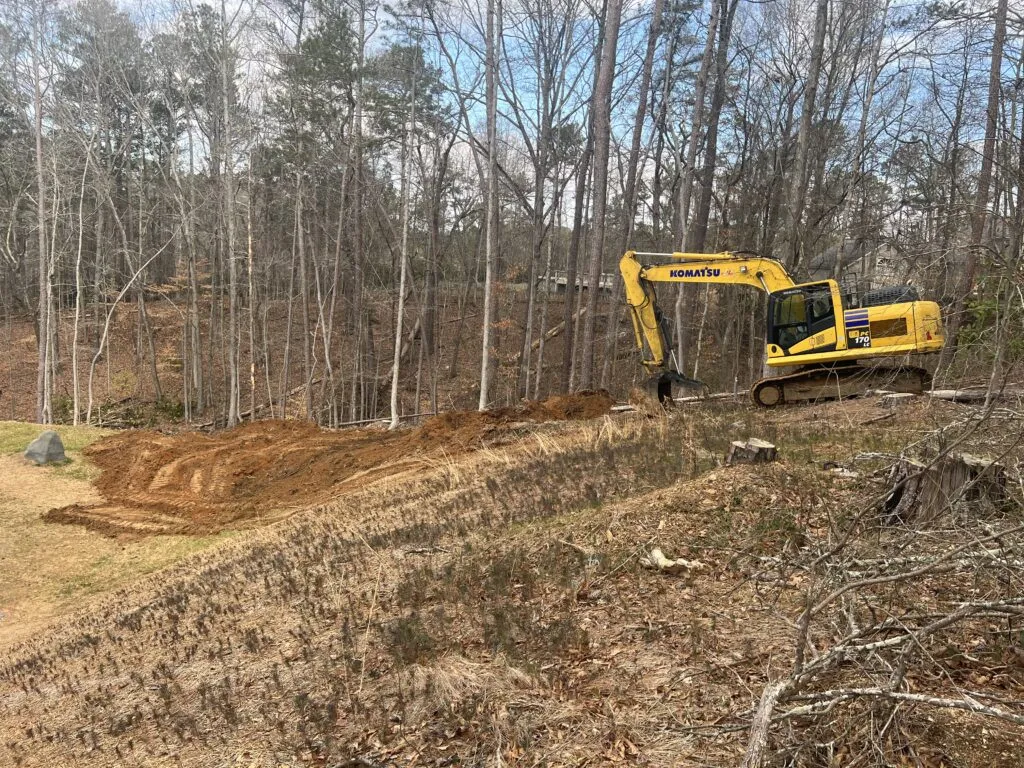 How to Turn Brush Into Ash After Land Clearing with an Excavator ...