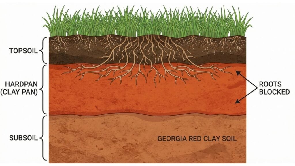 How to Handle North Georgia's Hardpan Soil Layer | Bucktown Grading and ...